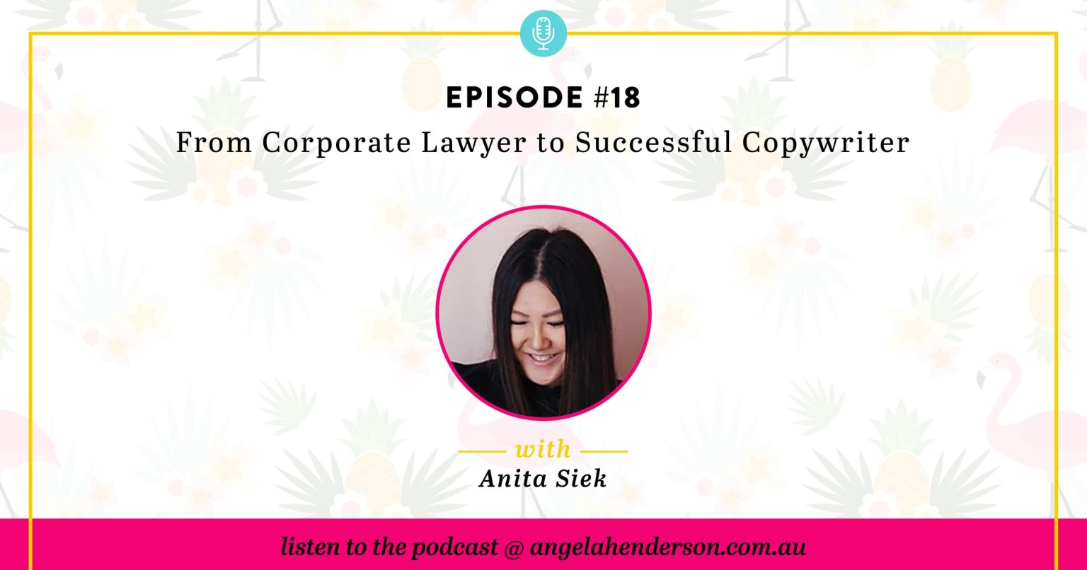 From Corporate Lawyer to Successful Copywriter - Episode 18 | Angela ...